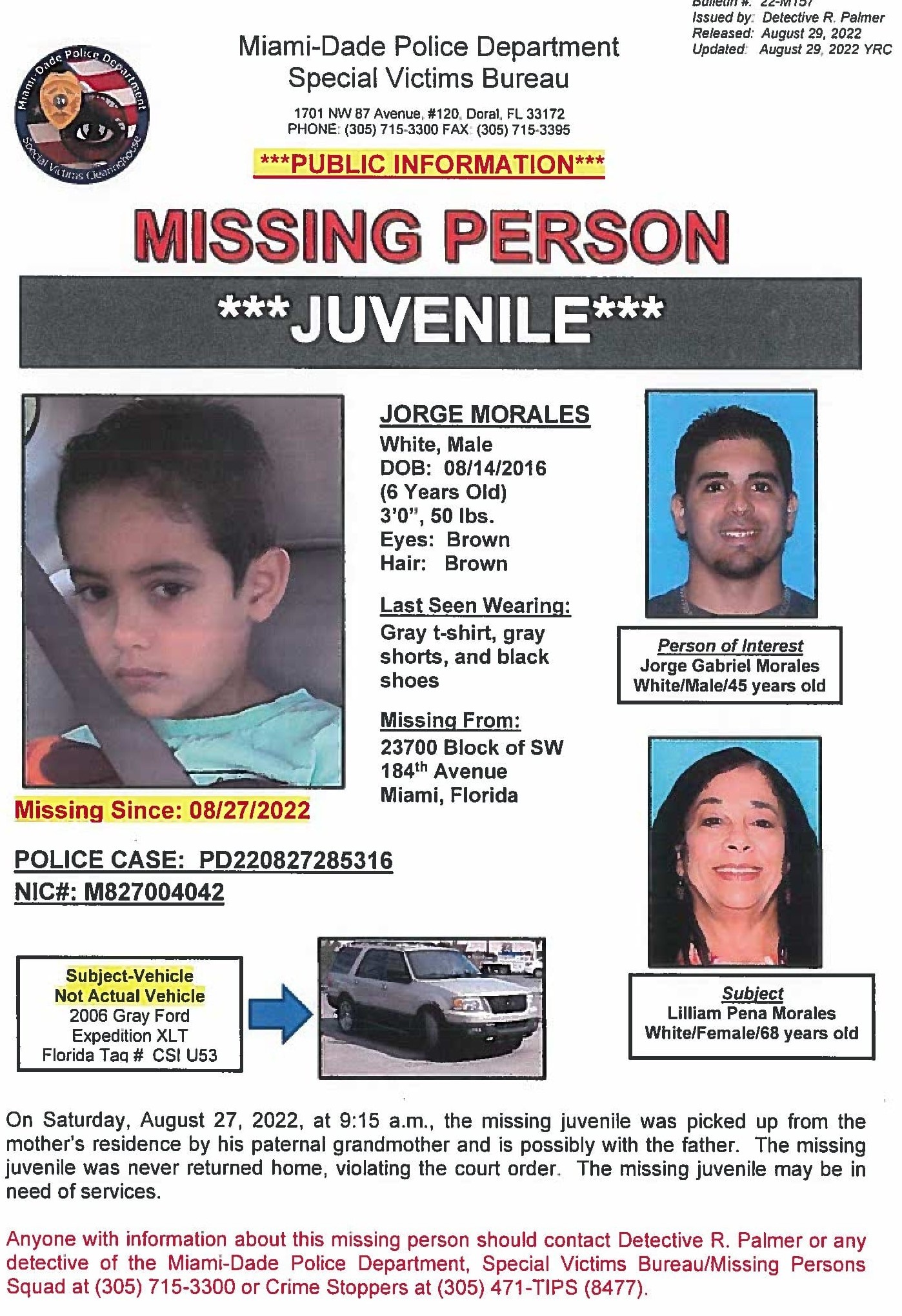 Amber Alert For Missing Autistic Boy Leads To St. Thomas – Virgin ...