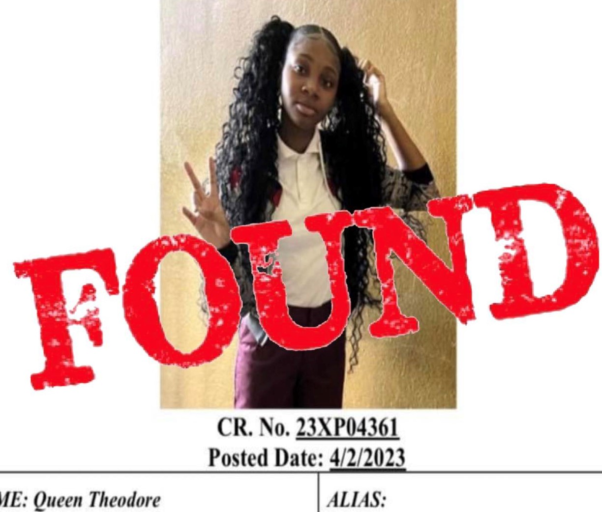 Help Police Find Missing Teen Queen Theodore On St. Croix – Virgin ...