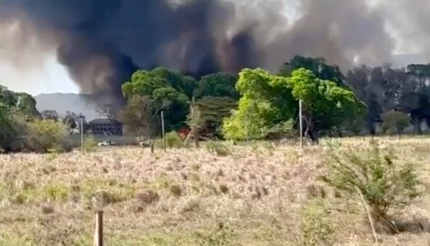 Firefighters Extinguish Blaze On Agricultural Land During Drought In St ...