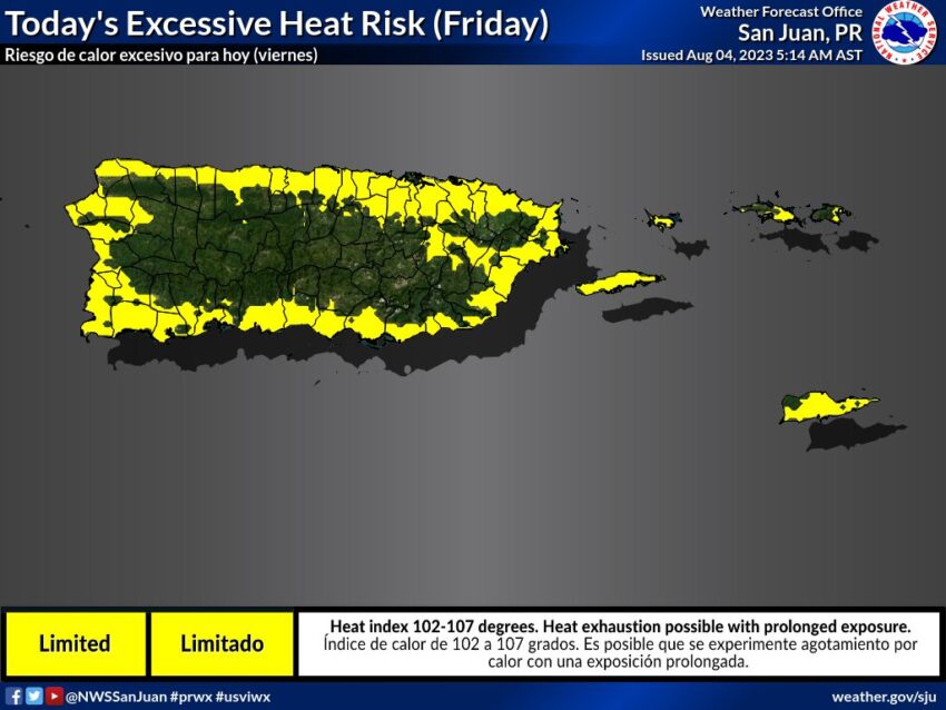 Extreme Heat Warnings Remain In Effect For The U.S. Virgin Islands and ...