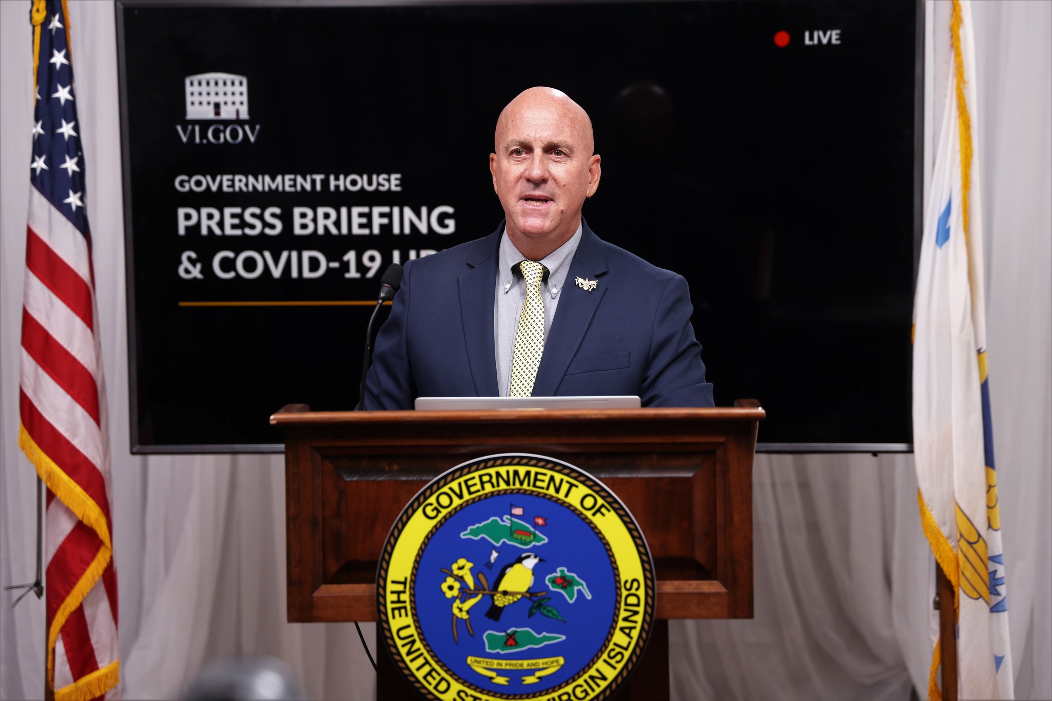 VITEMA director gives update on newly formed Tropical Storm Lee ...