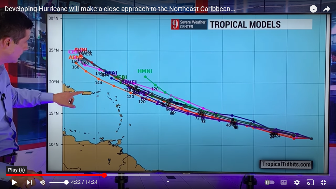 Invest 95L Continues Its Advance On The Caribbean; Will Become ...