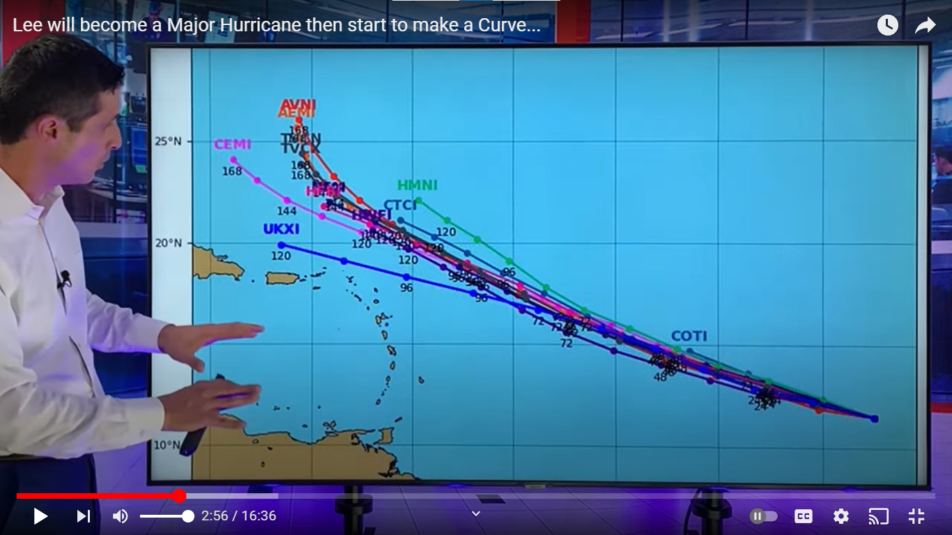 VITEMA director gives update on newly formed Tropical Storm Lee ...