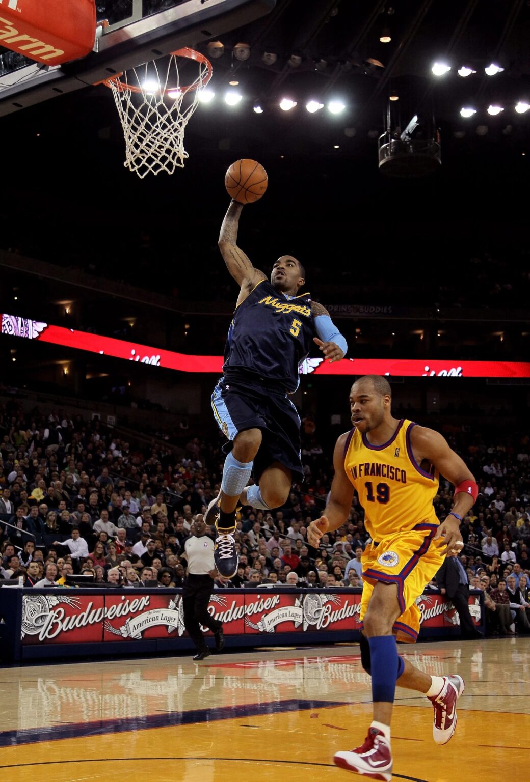 Golden State Warriors jersey history – No. 18 – Raja Bell (2009 ...