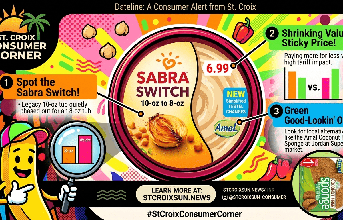 The ‘Sabra Switch’—How Insidious Shrinkflation Slips Onto St. Croix ...